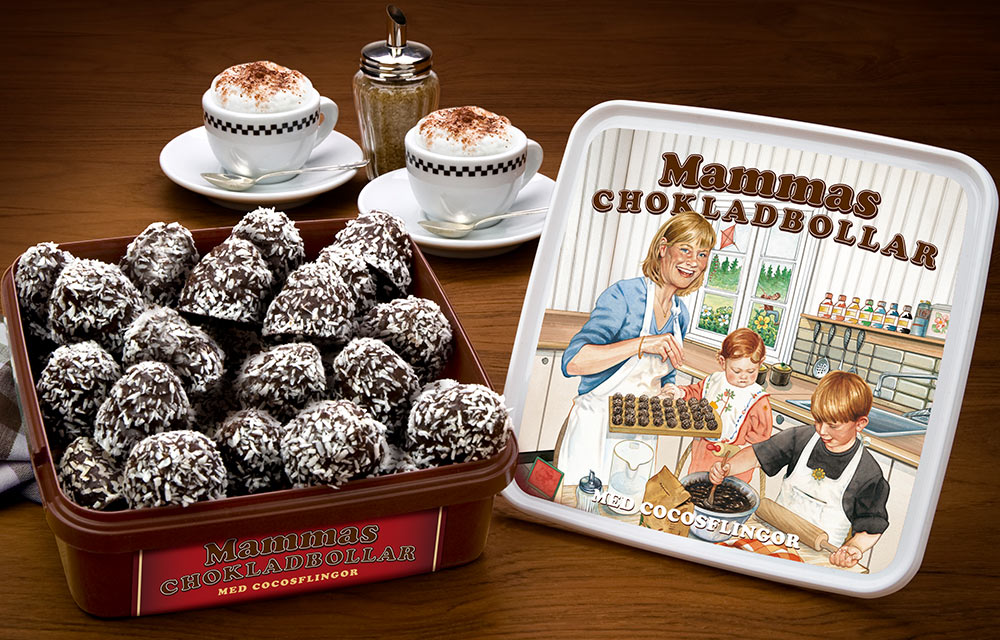 Kakförsäljning: sälj lättsålda kakor, knäckebröd och godis