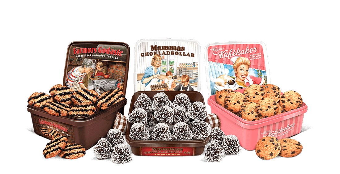 Kakservice populära och goda kakor